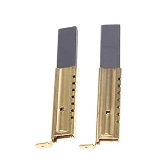 2Pcs Washing Machine Electric Motor Carbon Brush Washing Machine Motor ...