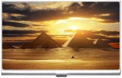 Amazon.com: New Egyptian Pyramids Business Credit Card Holder Case ...