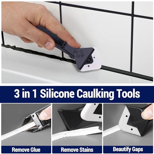 Snapklik.com : Black Grout Repair Kit - 180g Tile Grout Paint And ...