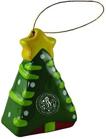 Amazon.com: Ceramic Christmas Tree Shaped Ornament - Colgate Raiders ...
