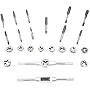 NORTOOLS Alloy Steels Tap and Die Set,SAE Inch Sizes Essential ...