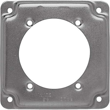 Hubbell-Raco 810C 30-50A Receptacle 2.141-Inch Diameter 4-Inch Square ...