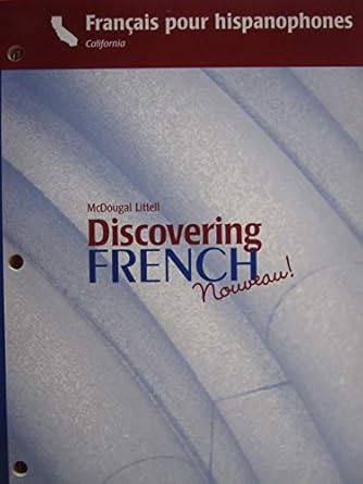Amazon.com: Discovering French Nouveau Grades 9-12 Francais Pour ...