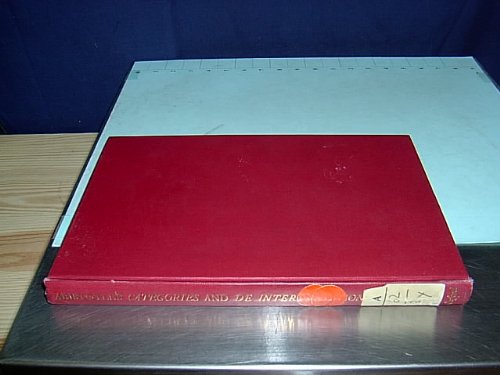 Aristotle's Categories and De Interpretatione. Translated with Notes By ...