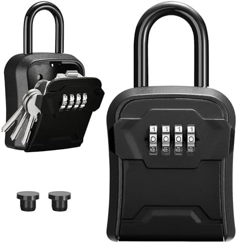 Amazon.com : Puroma Lock Box, Key Lock Box Wall Mount & Portable ...