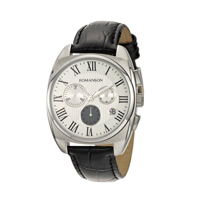 Romanson White Dial Men Watch (TL1262HM1WA12W) : Amazon.in: Fashion