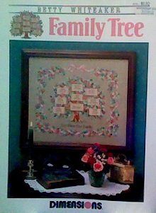 Family Tree: Cross Stitch: Betty Whiteaker: Amazon.com: Books