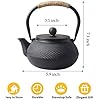Amazon.com | Hwagui - Cast Iron Teapot With Stainless Steel Infuser For ...