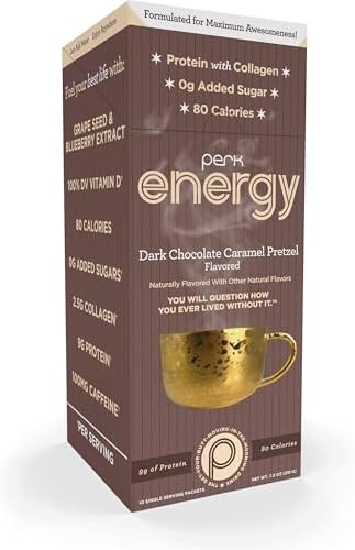 Amazon.com : Perk Energy Drink Mix (Dark Chocolate Salted Carmel ...