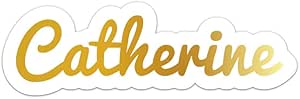 Amazon.com - Catherine Name Sticker - Vinyl Waterproof Decal for Car ...