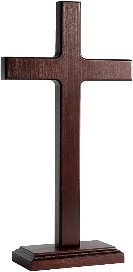 Amazon.com: Devotional Gifts Uk Wooden Cross. Plain Wood Cross. Holy ...