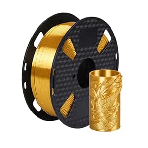 Haiteng Silk PLA Filament Gold 1KG 1.75mm 3D Printer FDM Filament 3D ...
