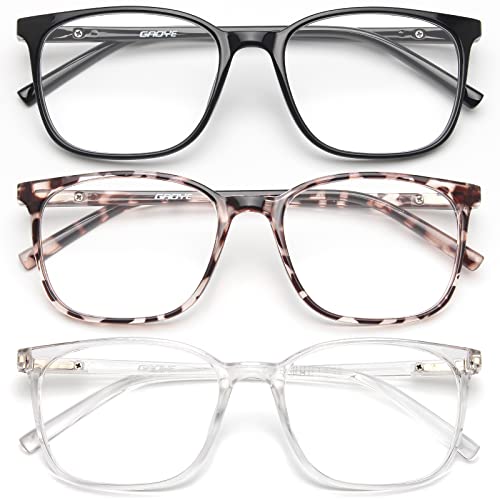 Snapklik.com : Gaoye 3 Pack Blue Light Blocking Glasses Women/Men ...