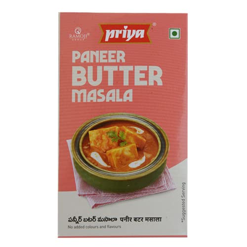 Priya Paneer Butter Masala - 50g (Pack of 6) - Authentic, Aromatic ...