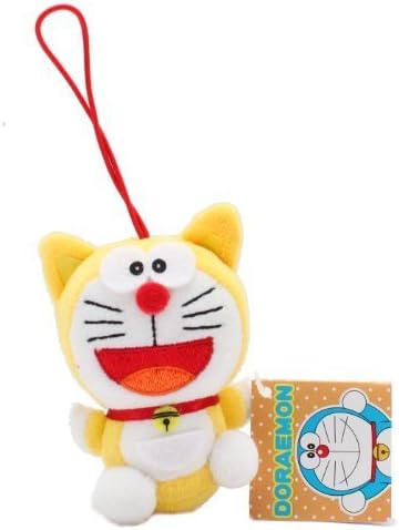Amazon | 3" Official Taito Doraemon Plush Doll - Doraemon (Yellow) by ...