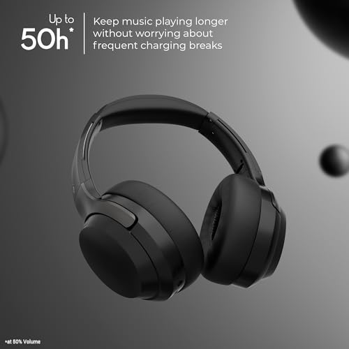 ZEBRONICS Duke Plus (2026 Upgrade) Wireless Headphones, BT v5.4, Upto ...