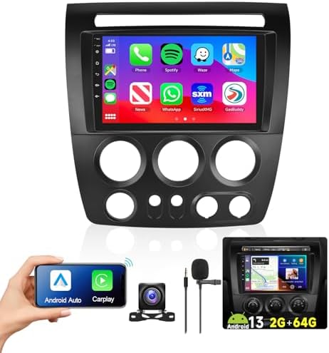 Amazon.com: 2G+64G Car Radio for Hummer H3 2005-2010 with Wireless ...