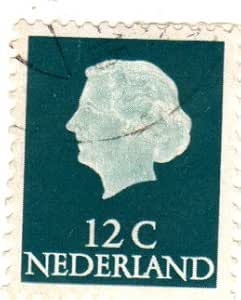 Amazon.com: Postage Stamps Netherlands. One Single 12c Dark Prussian ...