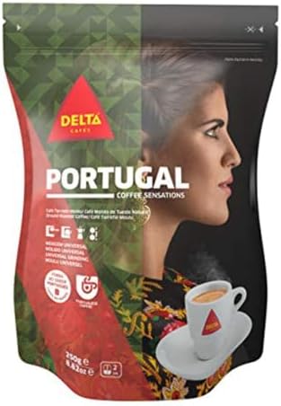 Amazon.com : Delta Ground Roasted Coffee PORTUGAL for Espresso Machine ...