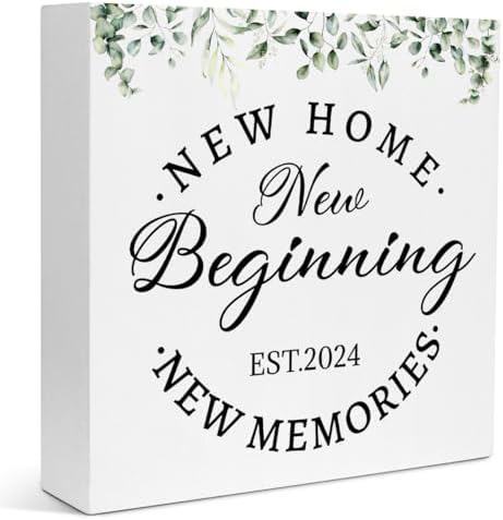 Amazon.com: 2024 Housewarming Gift New Home Decor,Rustic Home Sweet ...