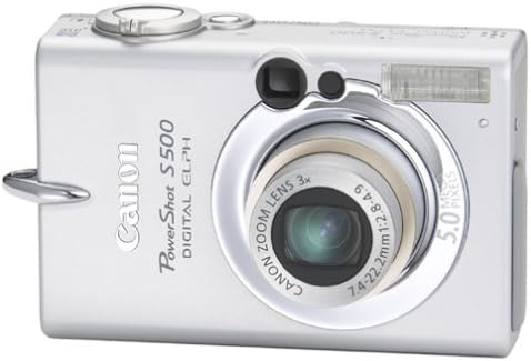 Amazon.com : Canon PowerShot S500 5MP Digital Elph with 3x Optical Zoom ...