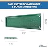 FloDoctor SplashGuard Downspout Splash Guard for Gutter | Rain Gutter ...