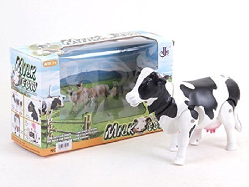 Buy Battery Operated Milk Cow Toy Animal with Movement and Sound (Model ...