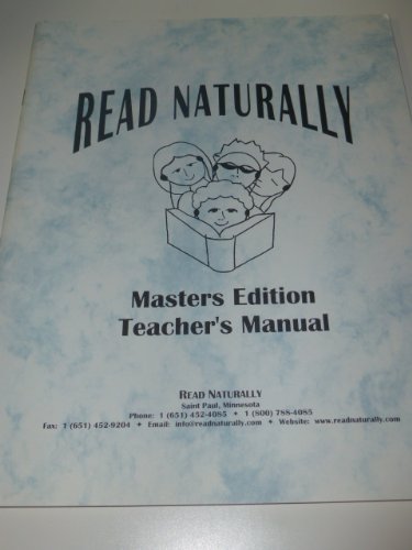 Read Naturally - Masters Edition Teacher's Manual: Read Naturally ...