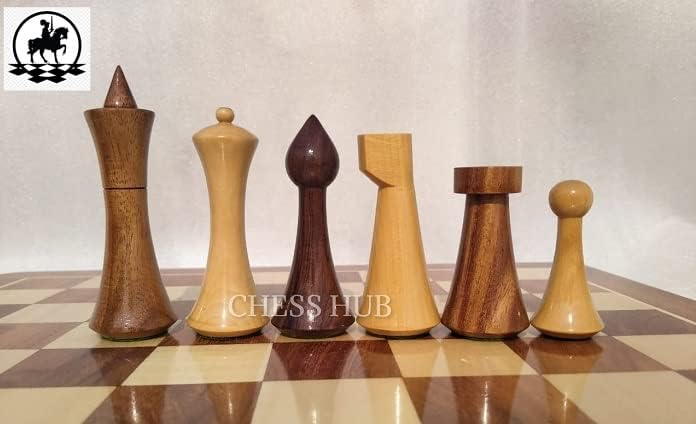 Juego de ajedrez combinado Herman Ohme de 4 pulgadas juego de ajedrez ...