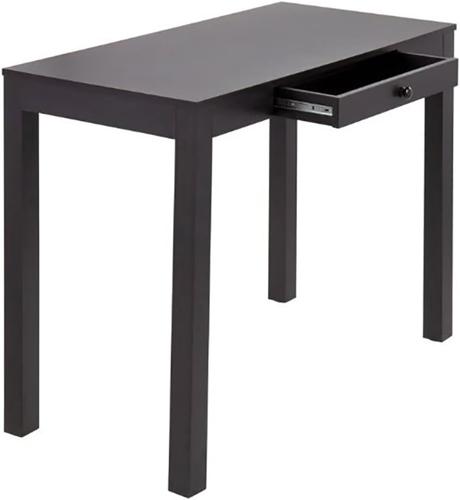 Amazon.com: Office Desk, Desk with Drawer, Black Oak, Home Office Desks ...