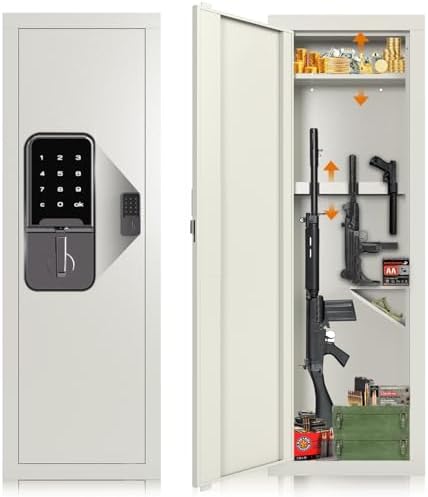 Amazon.com: SAPITAL 53" Wall Safe for Rifles and Pistols, Gun Safes ...
