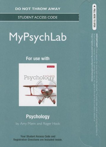 Amazon.com: Psychology in a Dynamic World New Mypsychlab Standalone ...