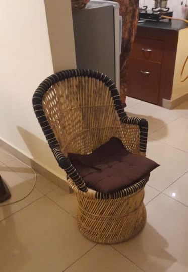 YASHIKA CREATION ! Handicraft Bamboo Sarkanda Chair Flower Pattern for ...