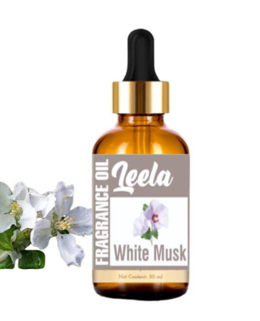 Leela White Musk Essential Oil 100% Pure & Natural -30ml Therapeutic ...