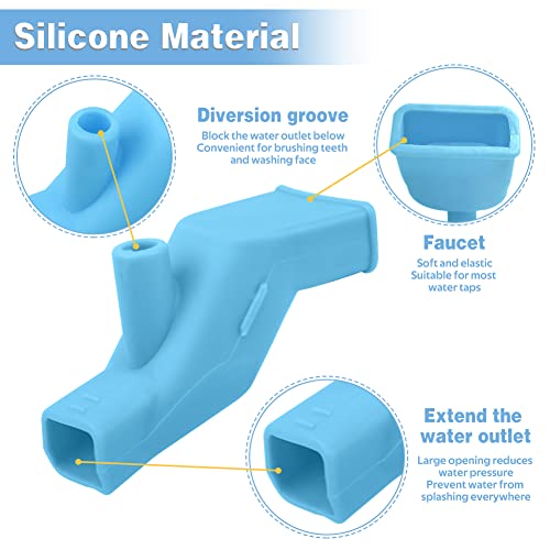 Snapklik.com : Silicone Faucet Extender - Sink Water Tap Extender Spout ...