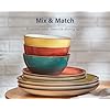 Amazon.com | ONEMORE Plates and Bowls Set - Microwavable, Oven ...
