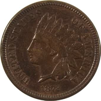 1872 Indian Head Cent XF EF Extremely Fine Penny 1c Coin SKU:I9597 at ...