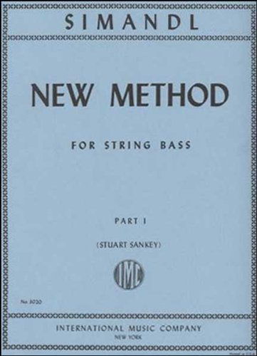 Simandl: New Method, Part 1 - String Bass: International Music Company ...