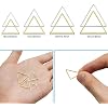 Amazon.com: 80pcs Triangle Earring Hoops, 4 Sizes - Beading Hoop ...