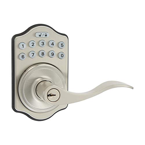Snapklik.com : Basics Electronic Keypad Entry Lever Door Lock