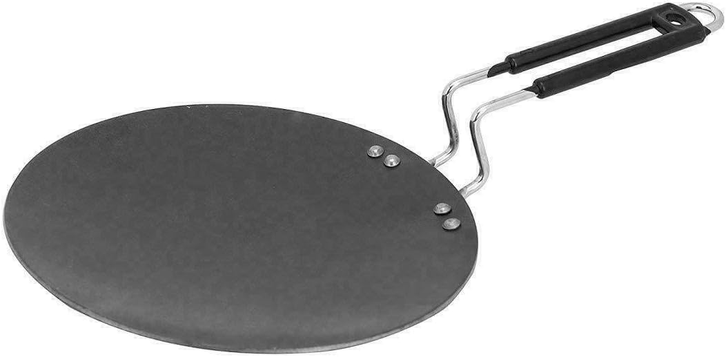Amazon.com: Mrigakshi Iron Tawa Original Handmade Loha Iron Roti ...