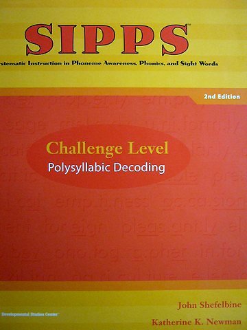 SIPPS: Challenge Level, Polysyllabic Decoding (2nd Edition ...