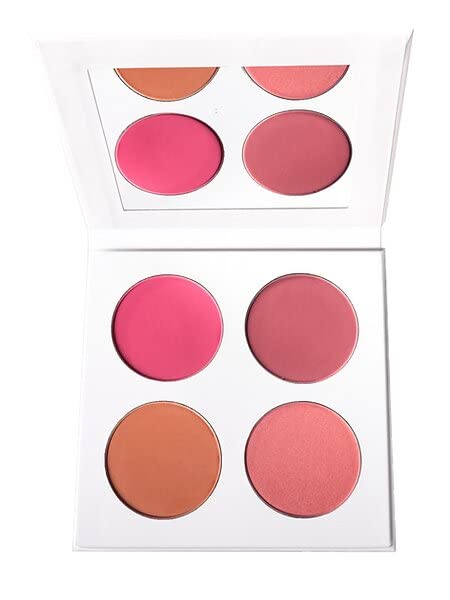 Amazon.com : Flower Bomb Blush Palette - 4 Colors Face Blush Makeup ...