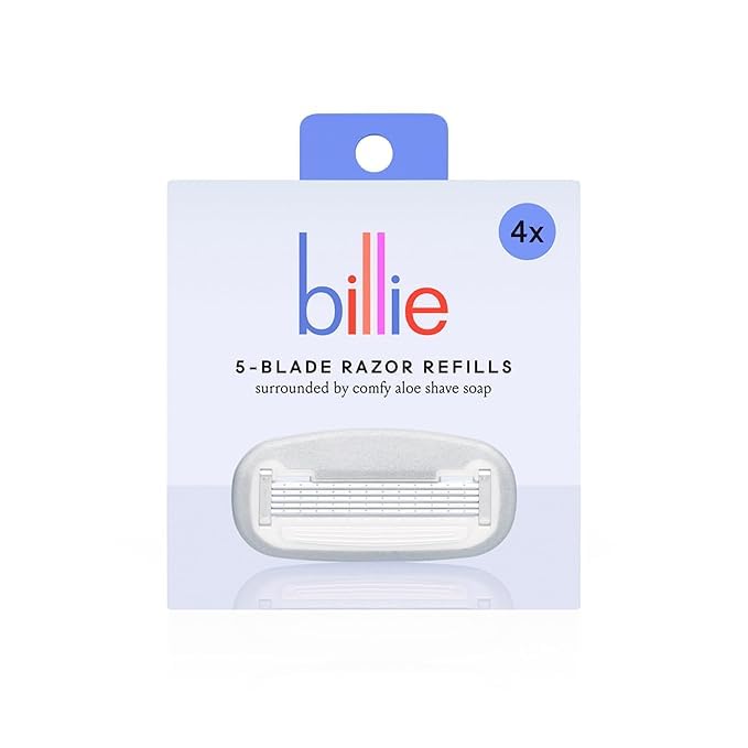 Amazon.com: Billie Women's 5-Blade Razor Refill Cartridges, Nickel-Free ...