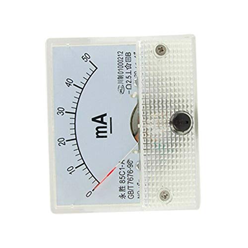 Generic 85 C1 Analog Current Panel Meter 0â€“50 mA Analog DC Current ...