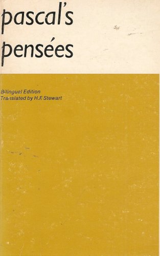 Pascal's Pensees (Modern Library College Editions) : Amazon.de: Bücher