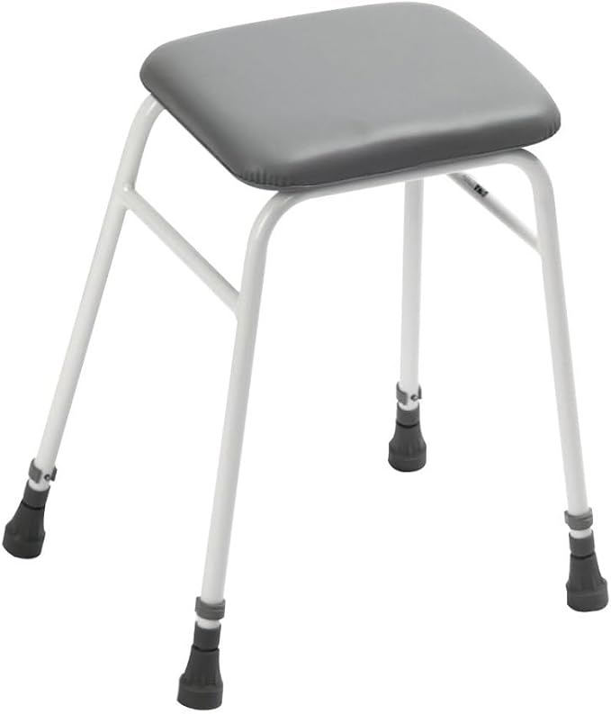 Homecraft Height Adjustable Shower Perching Stool, Ergonomic Perching ...