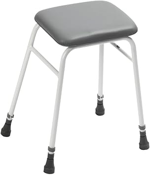 Homecraft Height Adjustable Shower Perching Stool, Ergonomic Perching ...