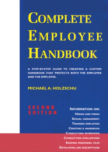 Amazon.com: Complete Employee Handbook: A Step-By-Step Guide to Create ...