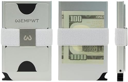 Amazon.com: EMPWT Aluminum Cardholder Wallet for Men-Metal Wallets with ...
